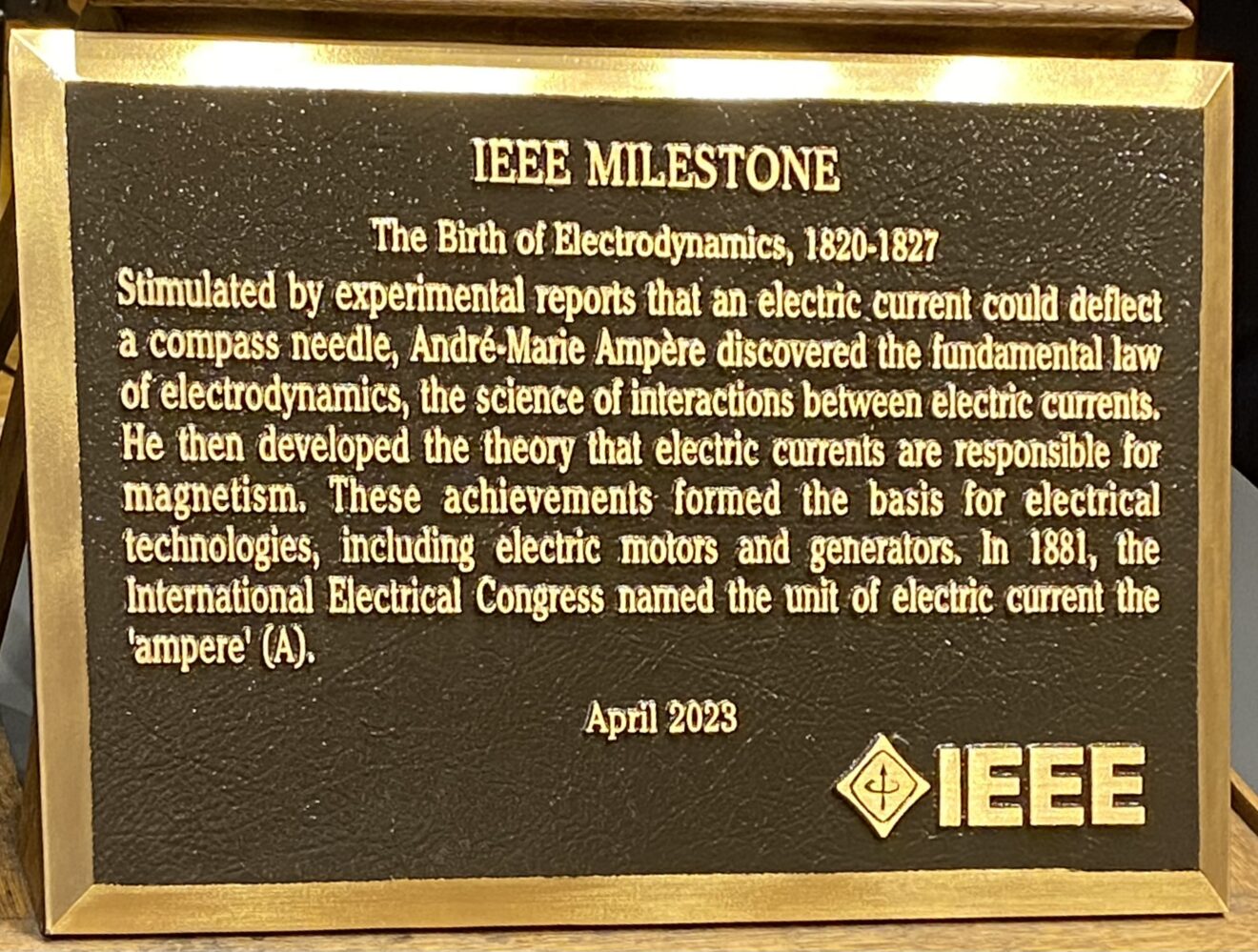 L’IEEE* avec Ampère 200 ans au Musée Ampère en 2023 – Ampère 200 ans